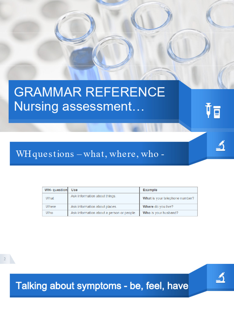 Grammar Reference U 2 | PDF