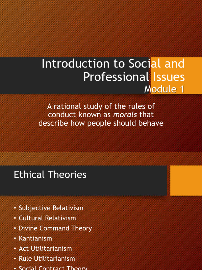 Module 1_topic 1.1 to 1.6 322kb | PDF | Utilitarianism | Divine Command ...