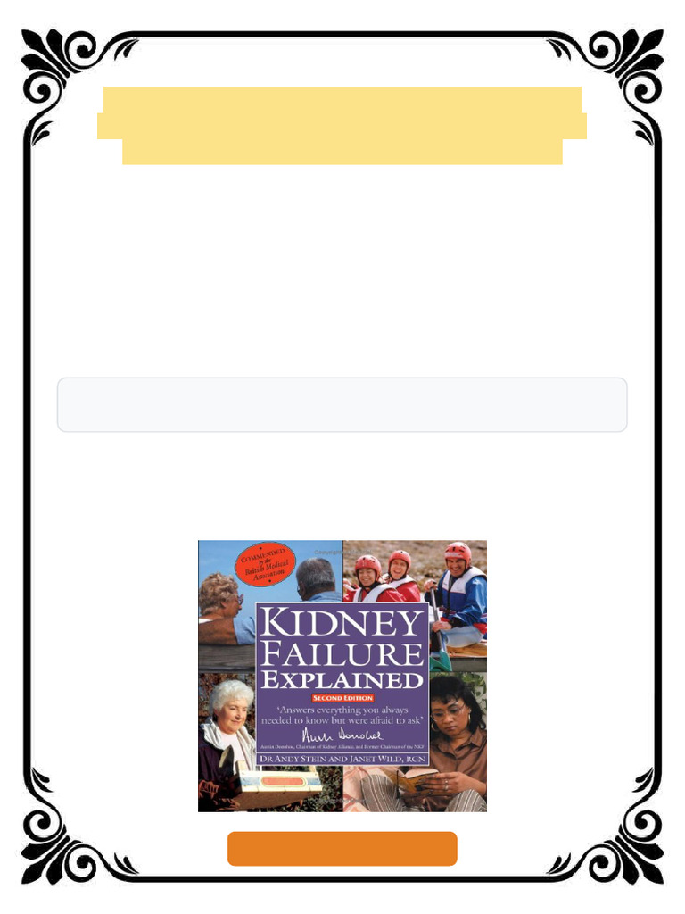 Kidney Failure Explained Class Health Class Health 2nd Edition Andy ...
