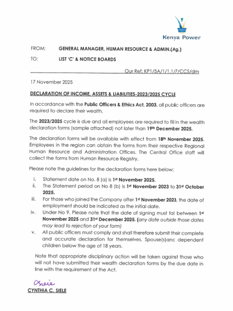 Declaration of Income, Assets & Liabilities - 2023-2025 Cycle | PDF