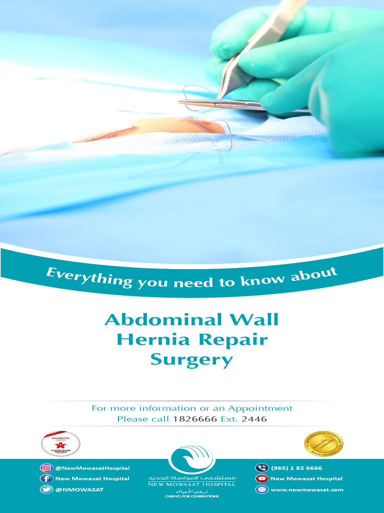 Abdominal Wall Hernia Repair Guide | PDF | Medical Specialties ...