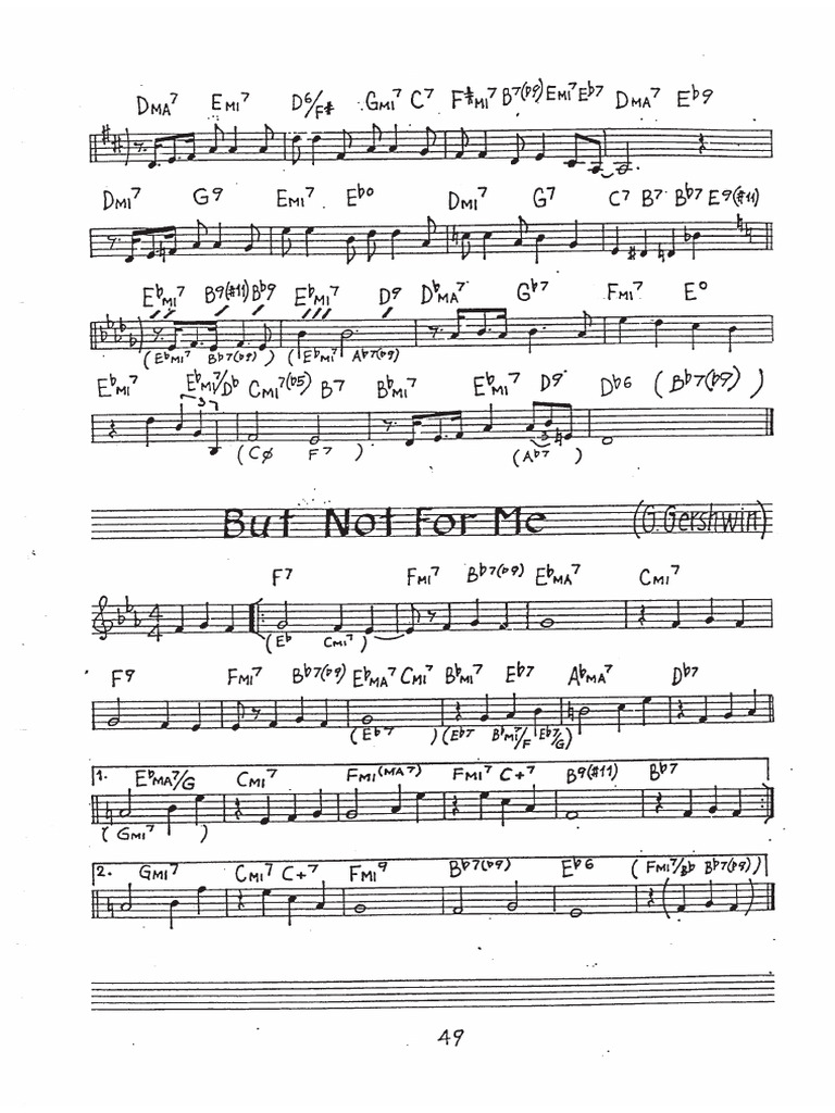 But Not For Me | PDF