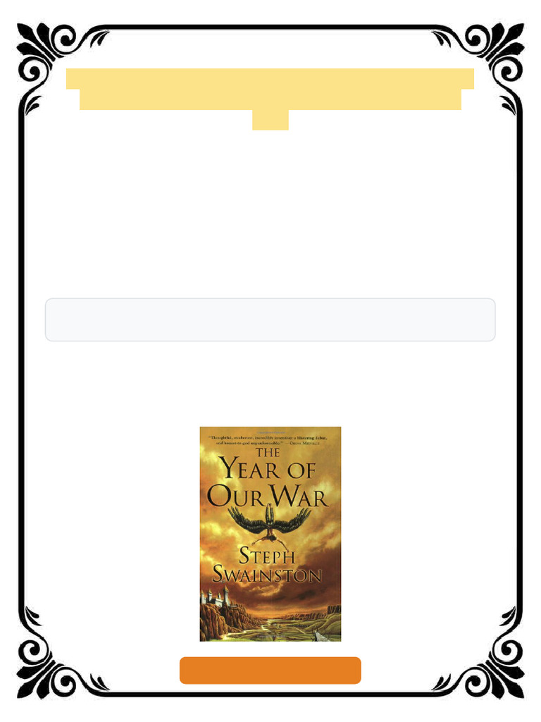The Year of Our War First Us Edition Steph Swainston Ebook Licensed ...