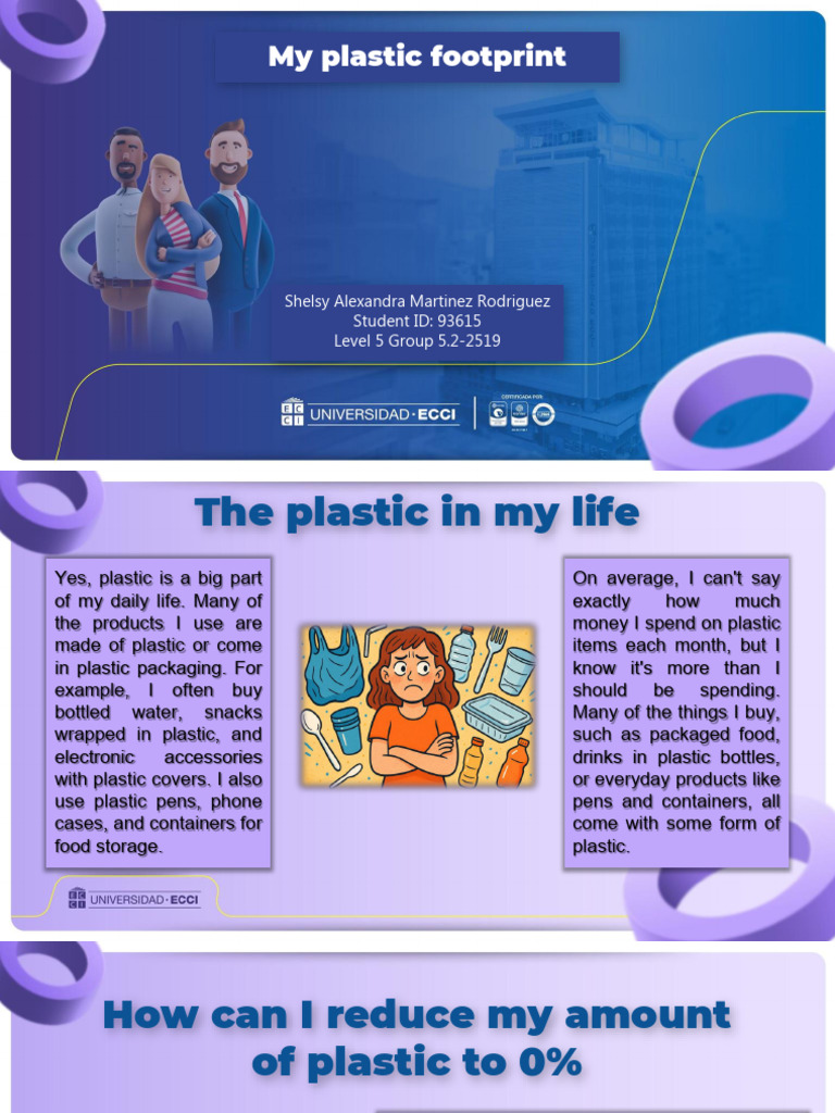 Plastic Footprint Shelsy Martinez | PDF | Reuse | Recycling