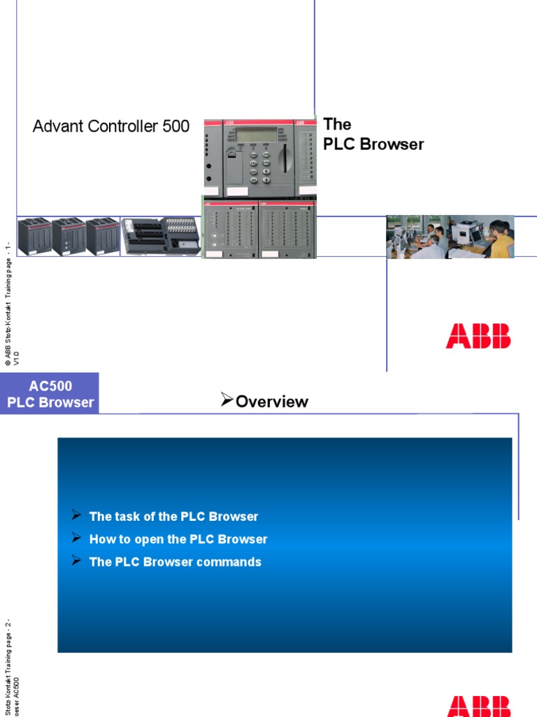 AC500 PLC Browser | Download Free PDF | Device Driver | Application ...