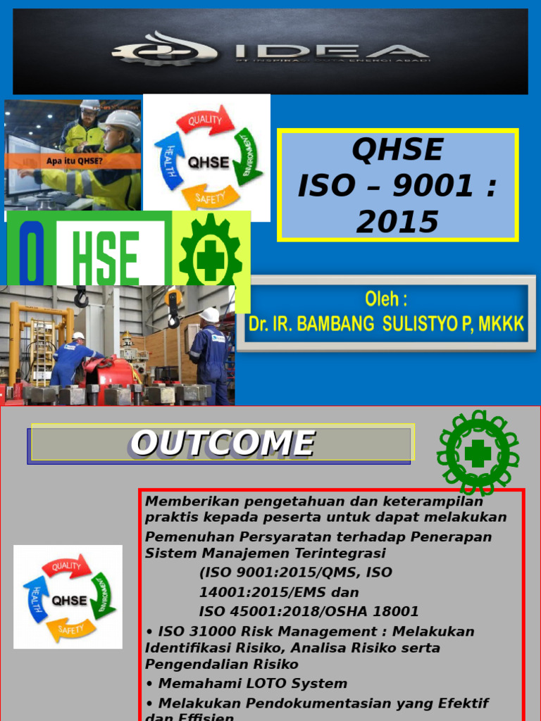 ISO - 9001 QHSE JULI 2023 (1) | PDF