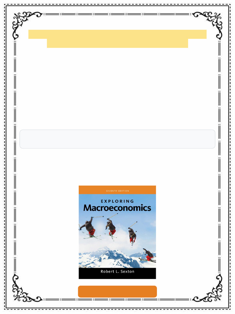 Retrieve The Full PDF of Exploring Macroeconomics Robert L. Sexton ...