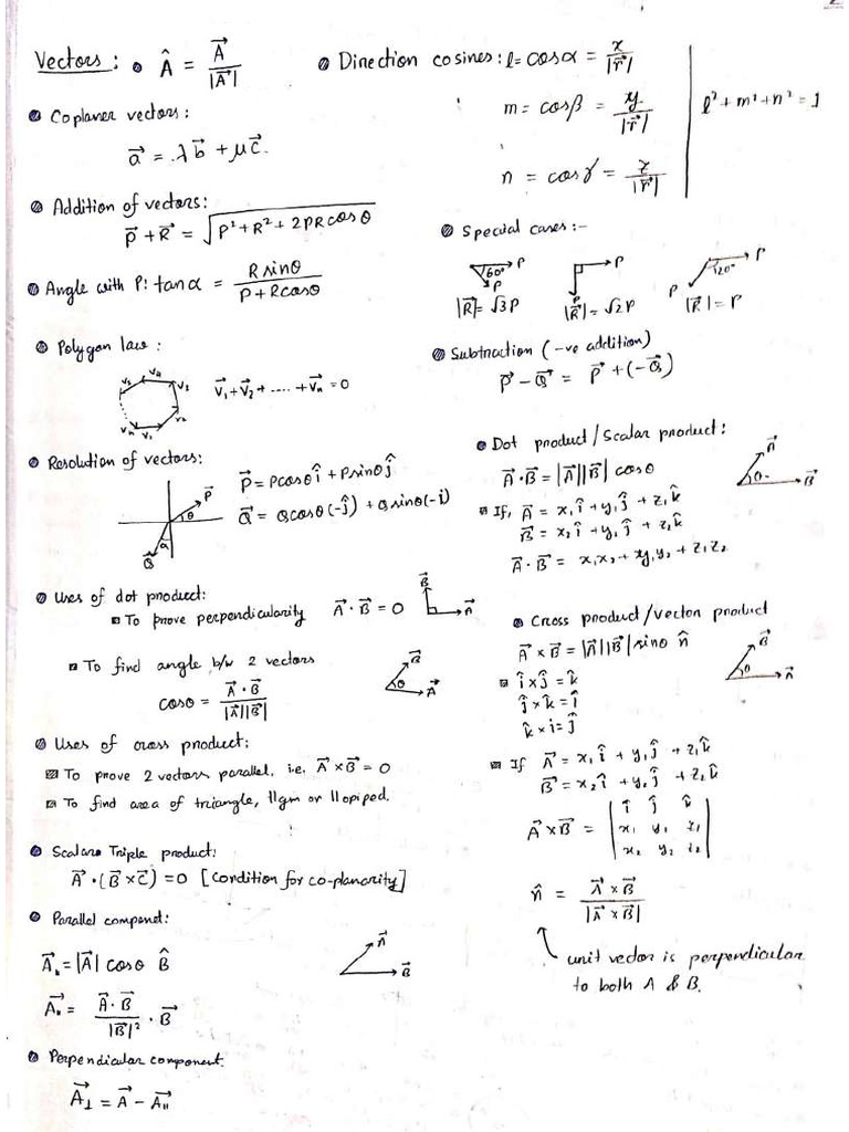 Physics JEE Short Notes | PDF
