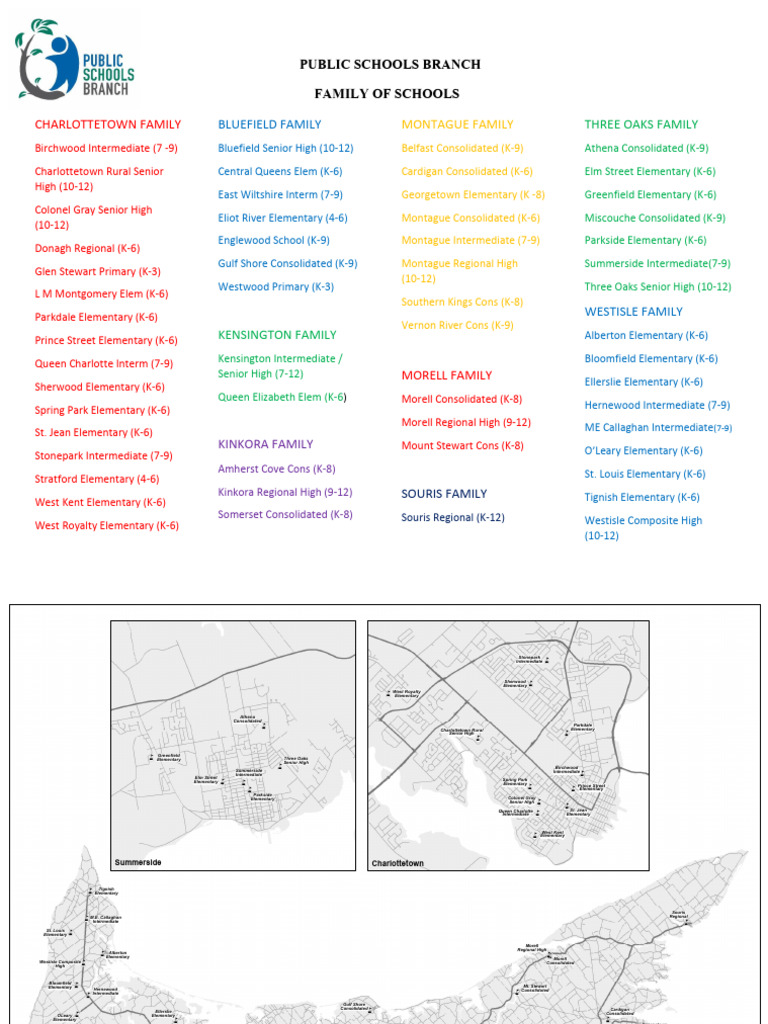 Charlottetown Family of Schools Overview | PDF | Schools