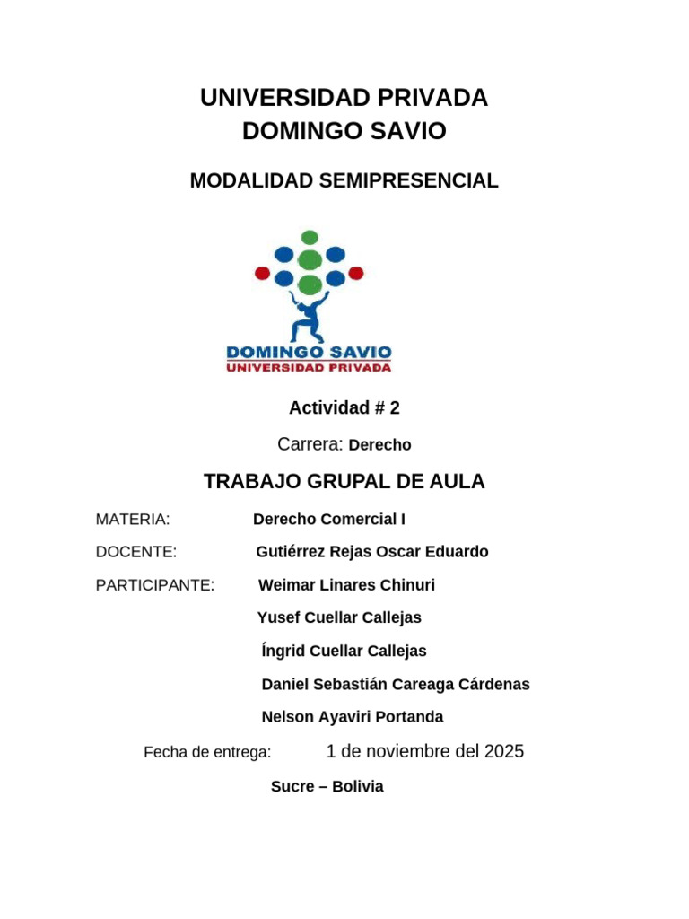 Act. 2 TRABAJO GRUPAL en clase | PDF | Comercio | Business