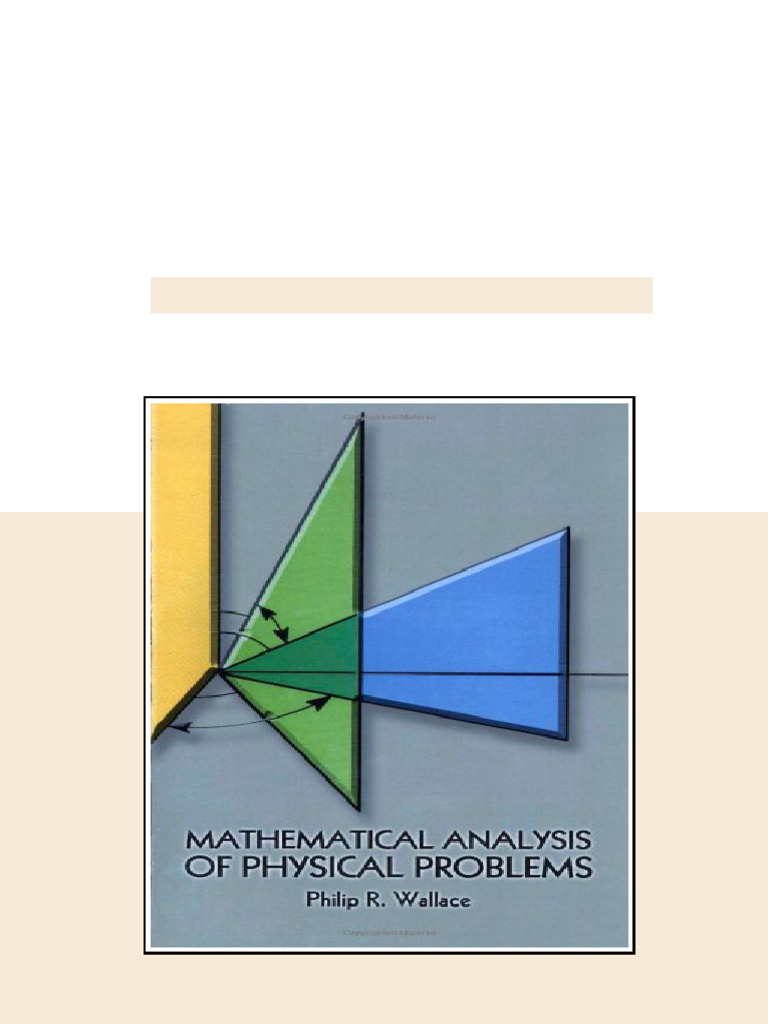(Ebook) Mathematical Analysis of Physical Problems by Philip R. Wallace ...