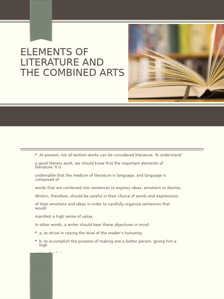 Key Elements of Literature Explained | PDF | Essays | Irony