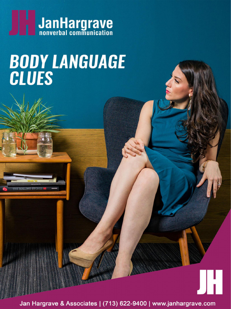 Body Language Clues Handout Pdf Gesture Body Language