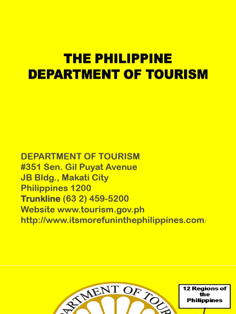 Department+of+Tourism | PDF