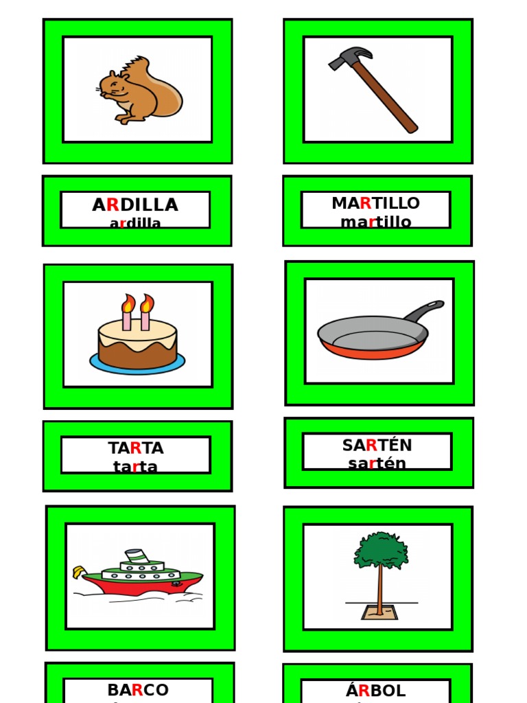 Fonema R Inversa y Final R.A.I.P. | PDF