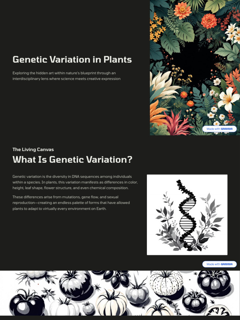 Genetic-Variation-in-Plants (2) | PDF | Genetics | Genetic Variation