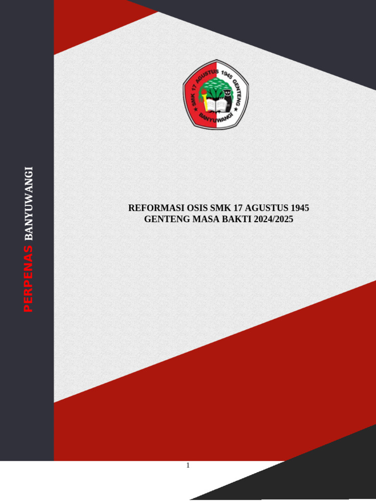 Proposal Reformasi Osis 2024 | PDF