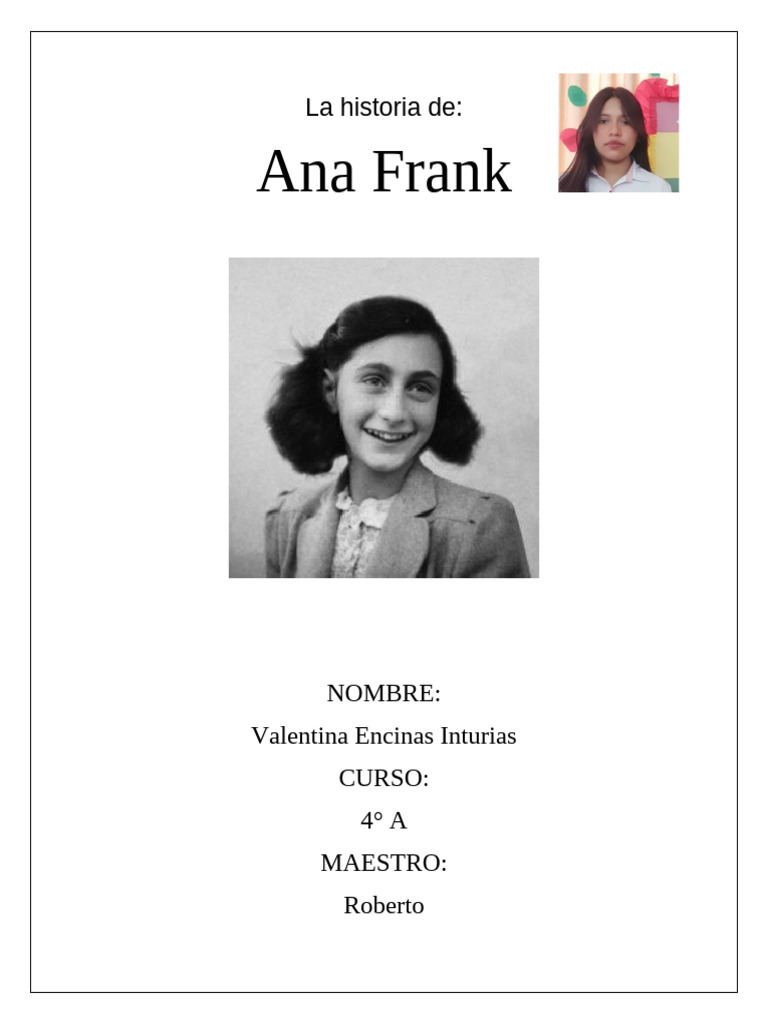 Ana Frank: Vida y legado del diario | PDF | Alemania nazi | Anne Frank