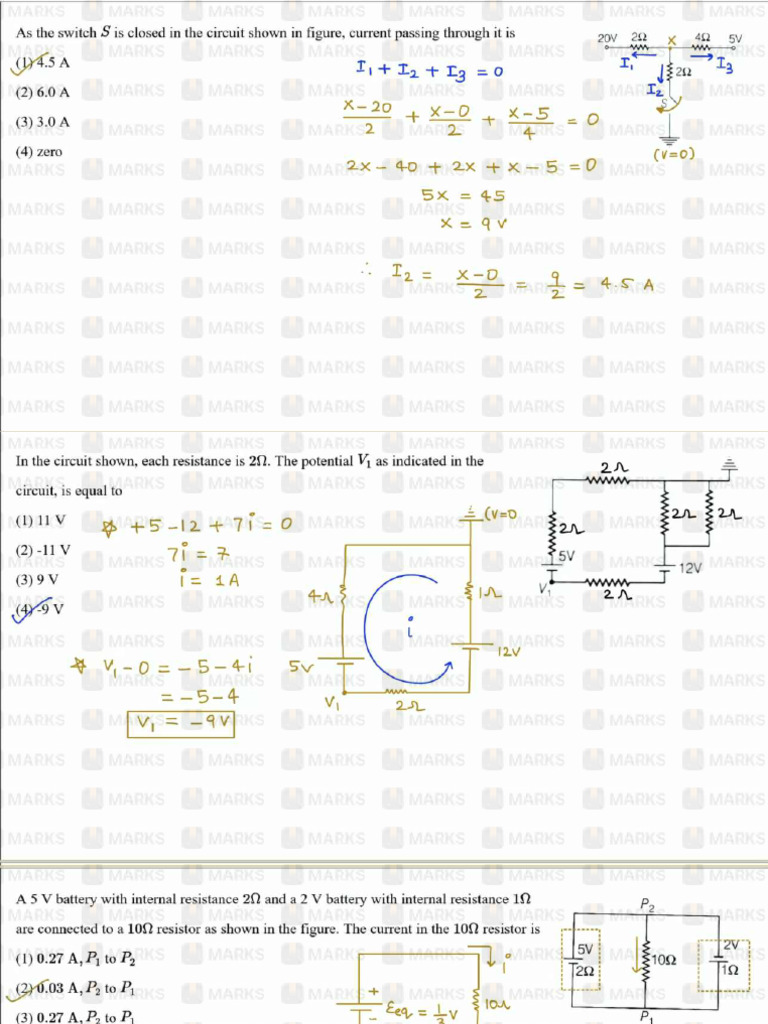 Current Electricity 2 | PDF
