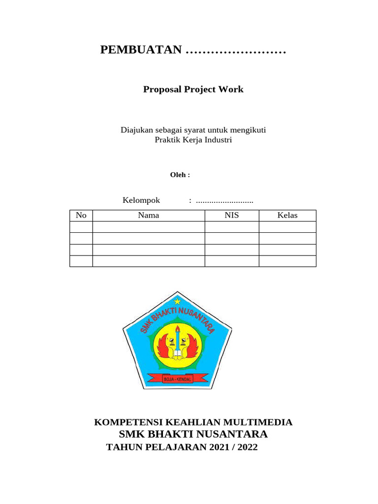format-proposal-project-work | PDF