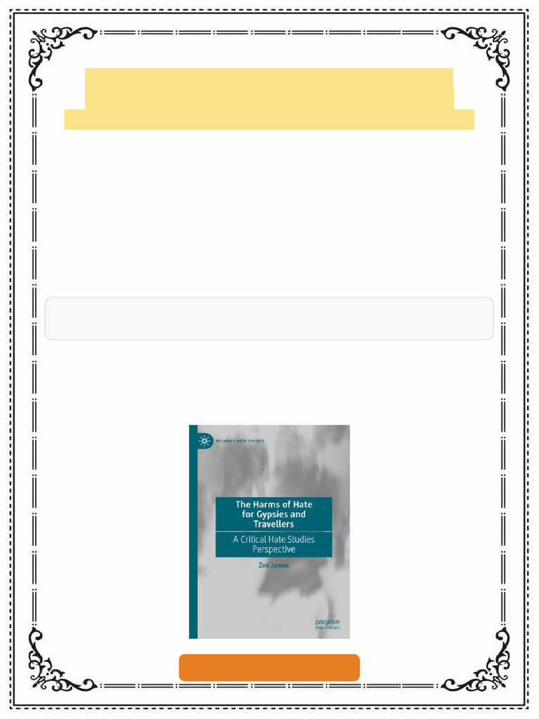 The Harms of Hate for Gypsies and Travellers A Critical Hate Studies ...