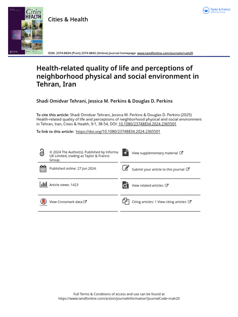 12_Sample_Health-Related Quality of Life and Perceptions of ...