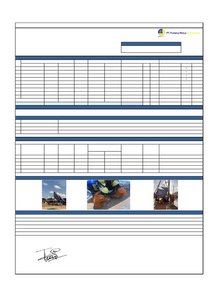 Daily Report: Soil Investigation Batam | PDF