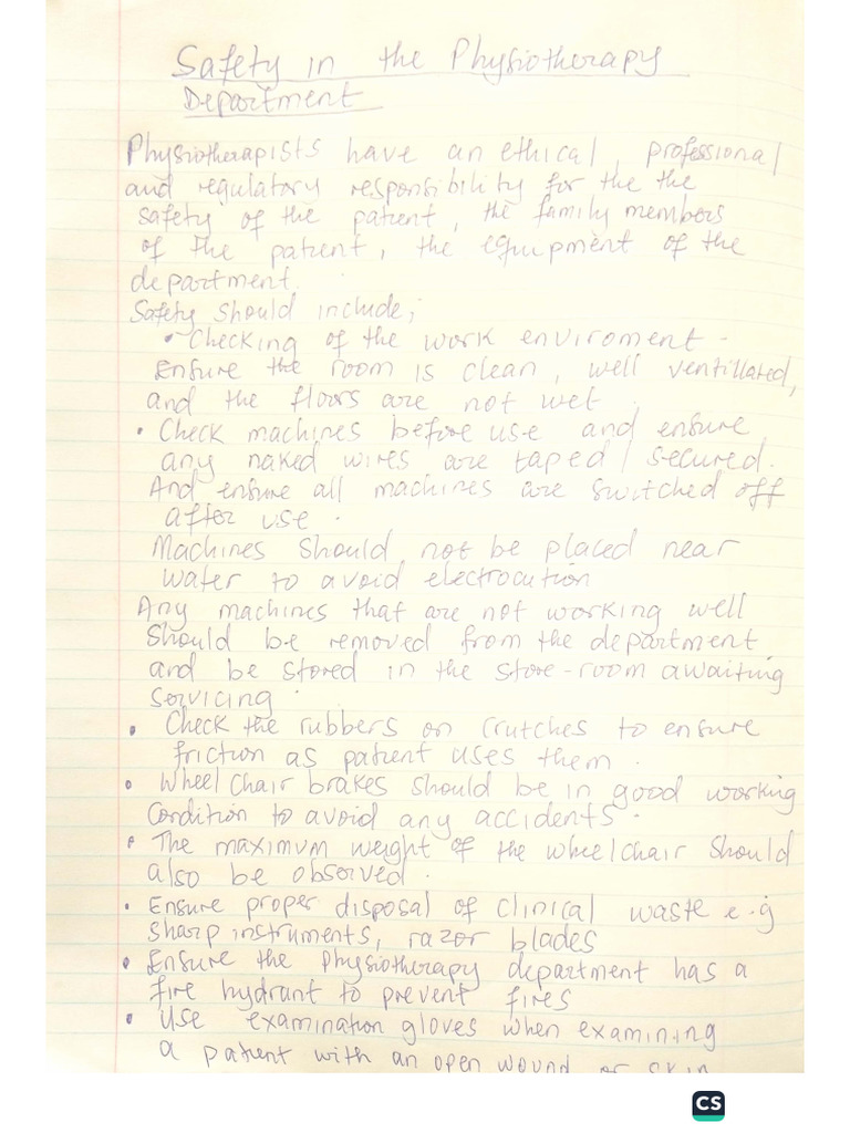 Professional Orientation Notes On Safety | PDF