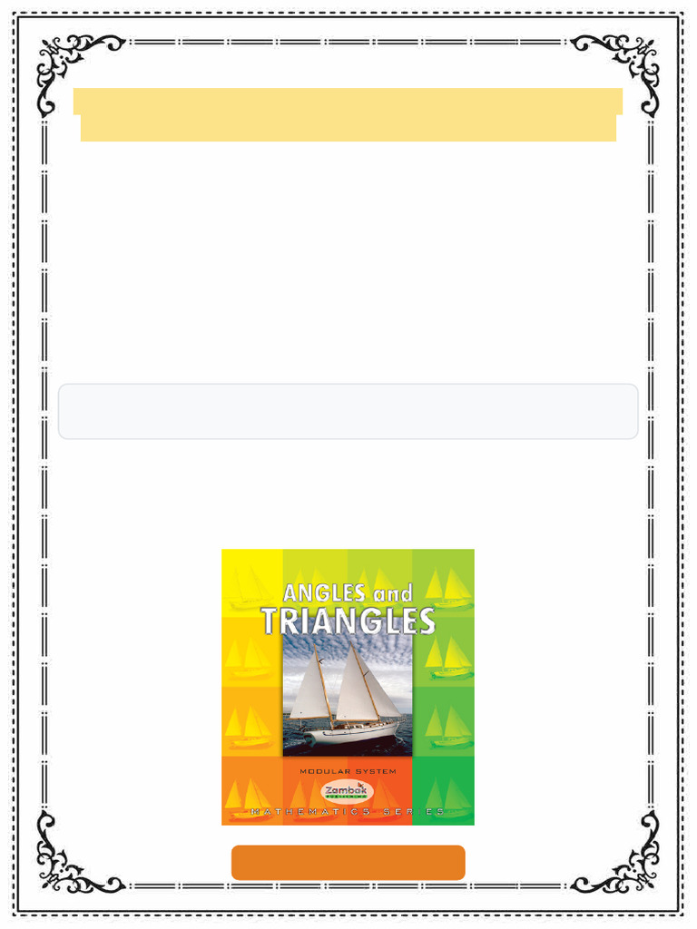 Angles and Triangles Zambak 1st Edition Cihan Mert ebook special ...
