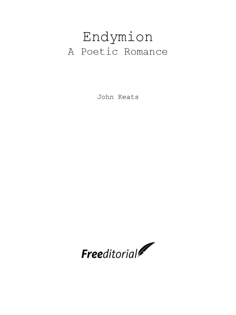 John Keats-Endymion | PDF