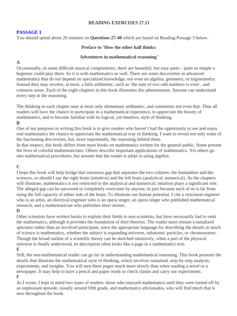 Understanding Mathematical Reasoning | PDF | Transport | Mathematics