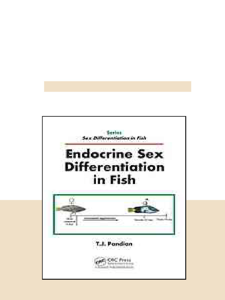 Endocrine Sex Differentiation In Fish Thavamani J Pandian available ...