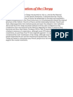 The Civil Constitution of The Clergy and Its Significance During The ...