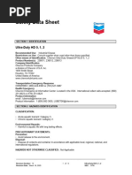 Rando HD Hydraulic Oil Safety Data Sheet | PDF | Combustion | Fires