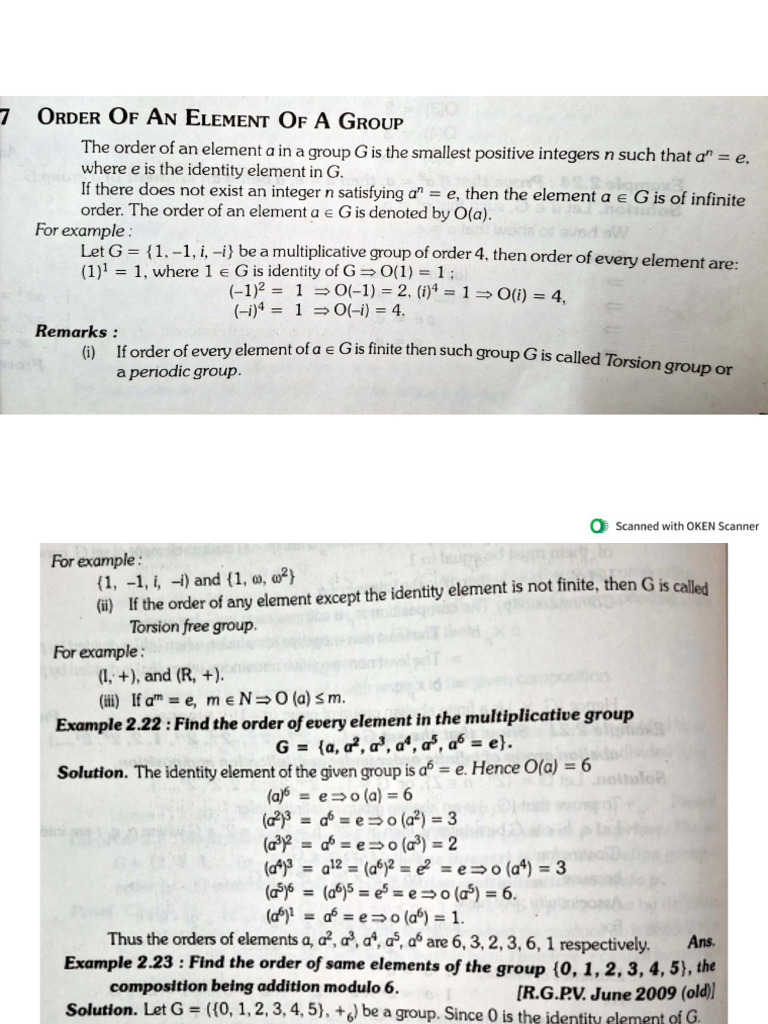 Group Theory Part 2 | PDF