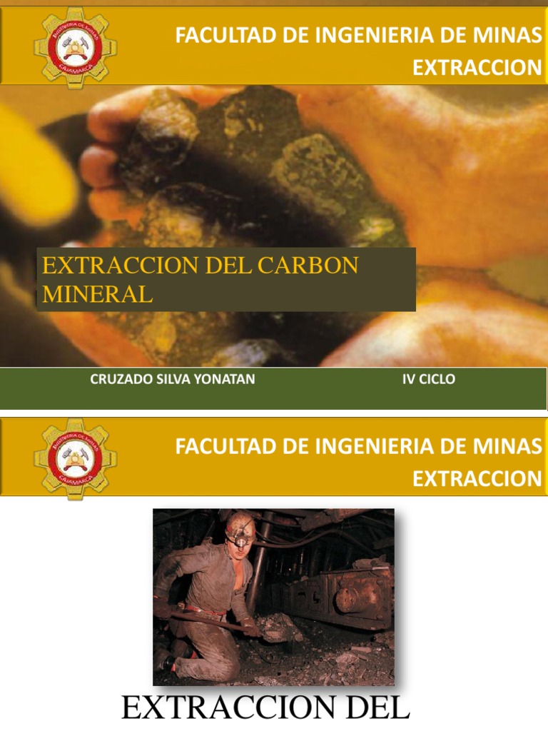 Exposicion El Carbon | PDF | Minería | Roca (geología)