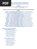 2025 DSPC Winners List - Philippines | PDF