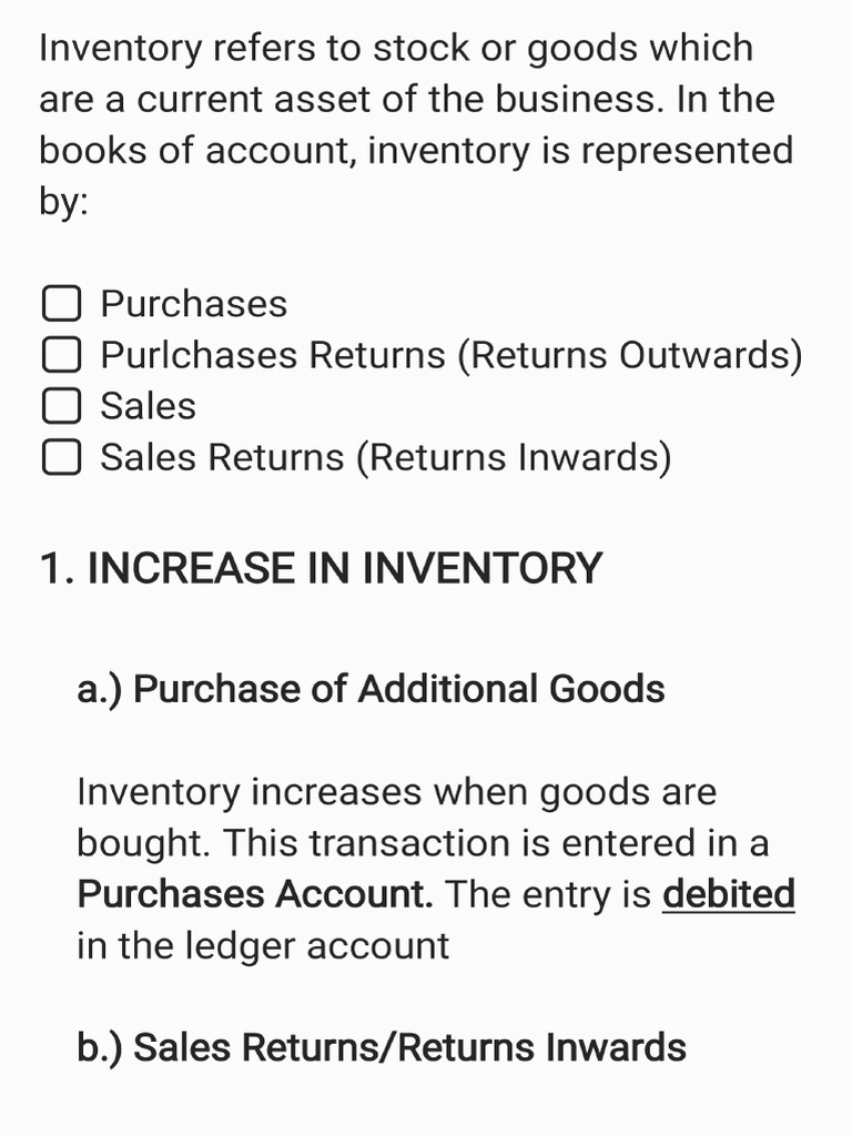 5 Double Entry Sys - Inventory _240603_153928 (1) | PDF