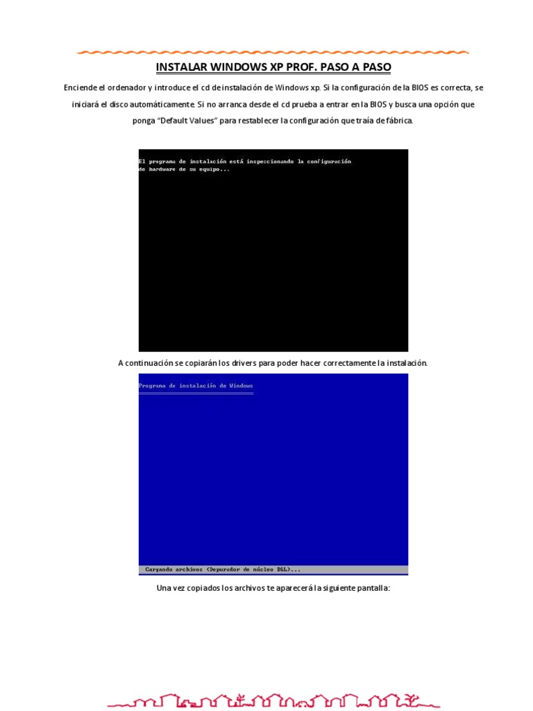 Instalar Windows XP Sp3 | PDF | Microsoft Windows | Point and Click