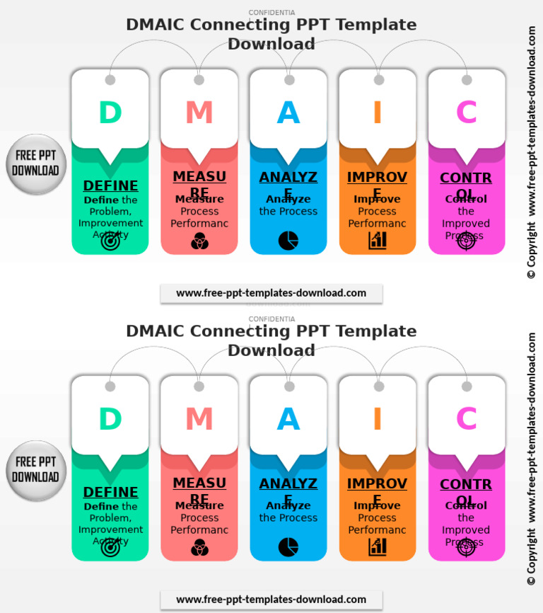 DMAIC Process PPT Template Download | PDF