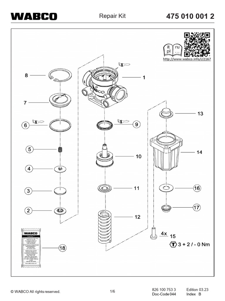 Wabco: Repair Kit | PDF