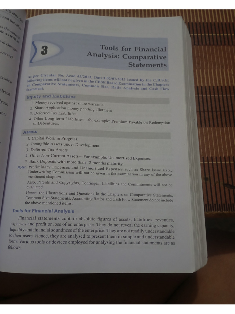 Comparative Statement | PDF