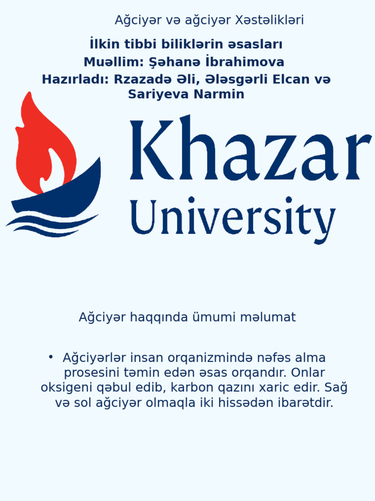 Agciyer Ve Agciyer Xestelikleri Blue RAli Improved | PDF