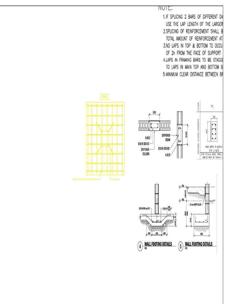 Footing Details | PDF