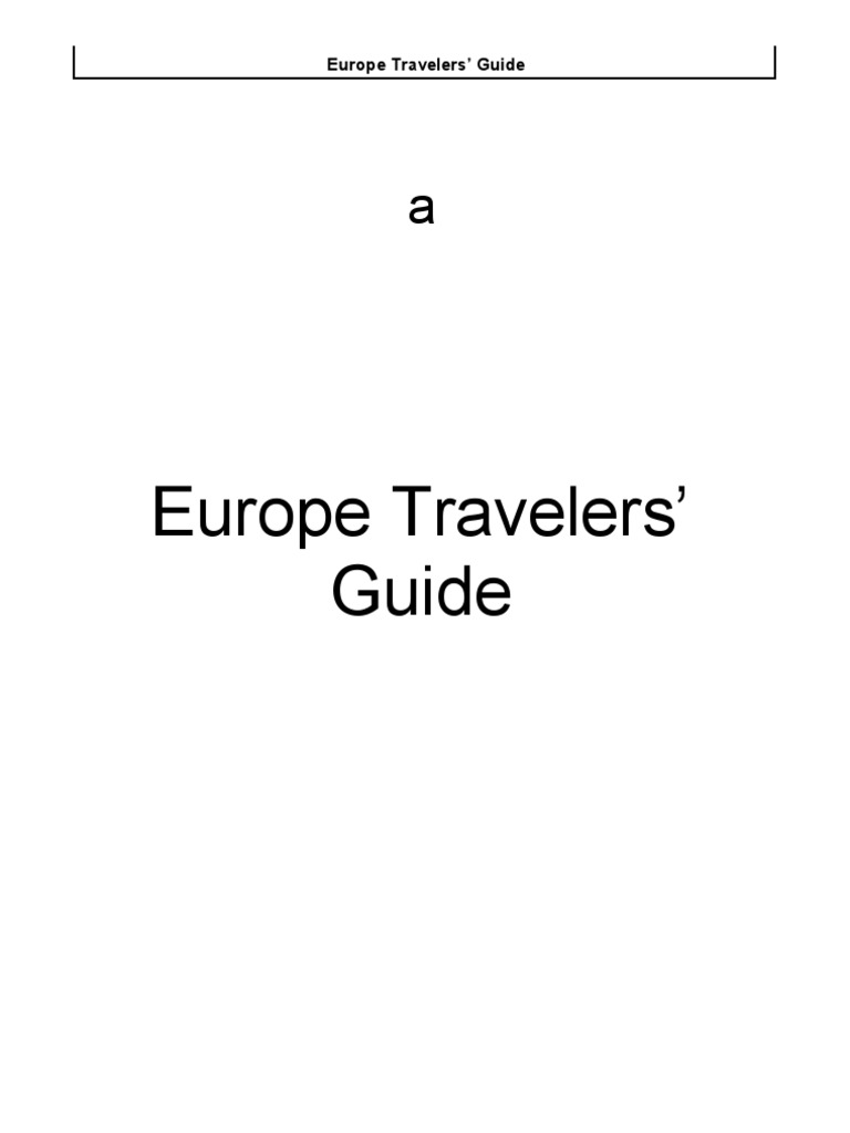 A Comprehensive Guide to Exploring Germany and Nearby European ...