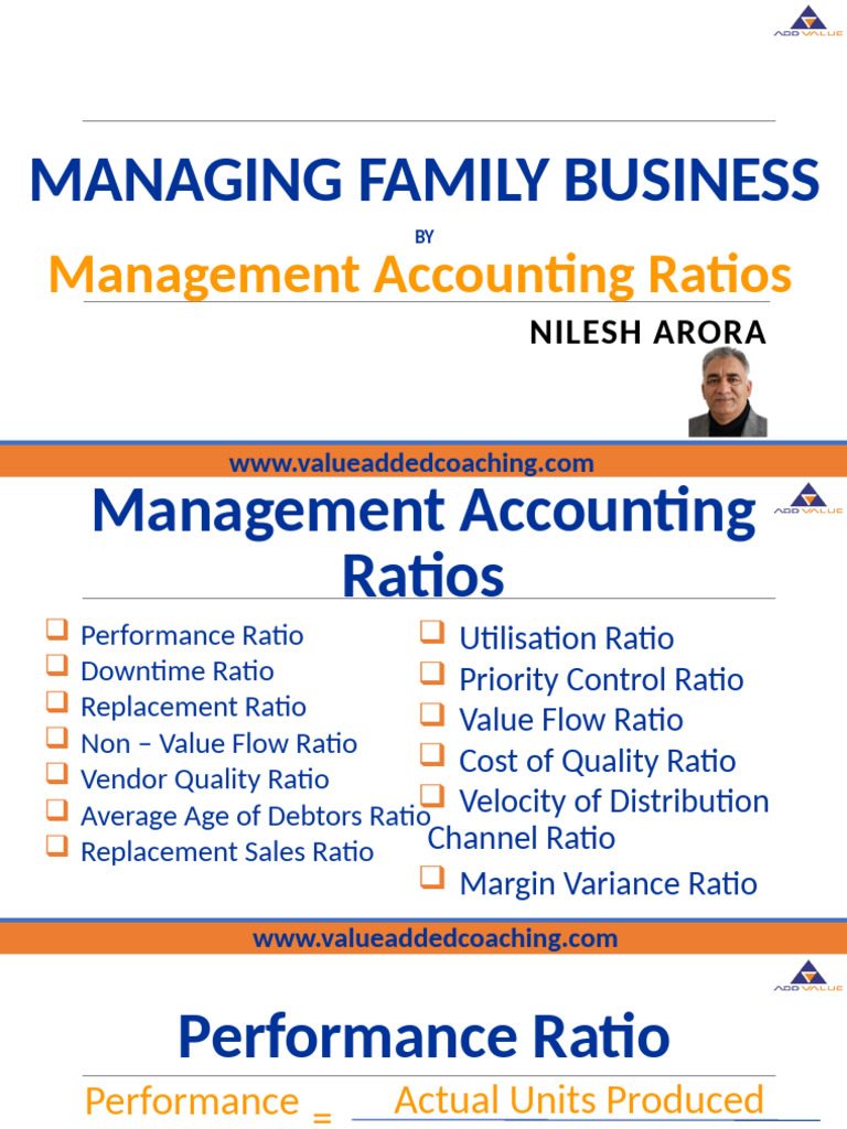 CH-3_Management Accounting Ratios | PDF | Supply Chain | Value (Economics)