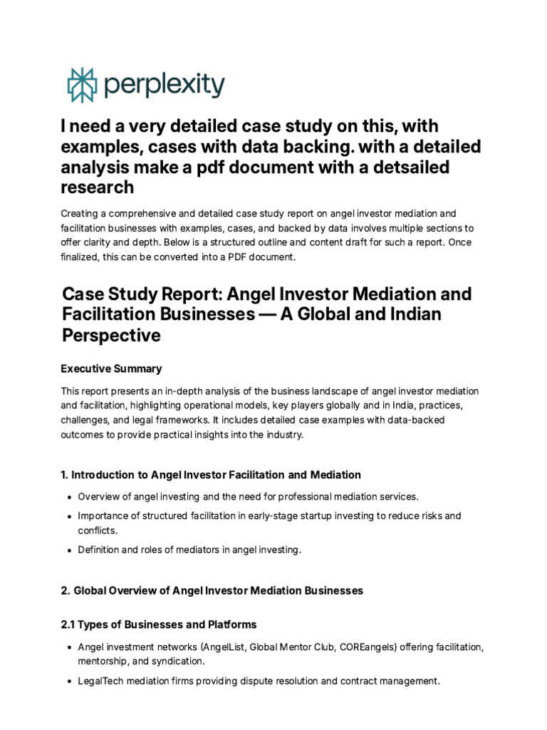 I Need A Very Detailed Case Study On This, With Ex | PDF | Mediation ...
