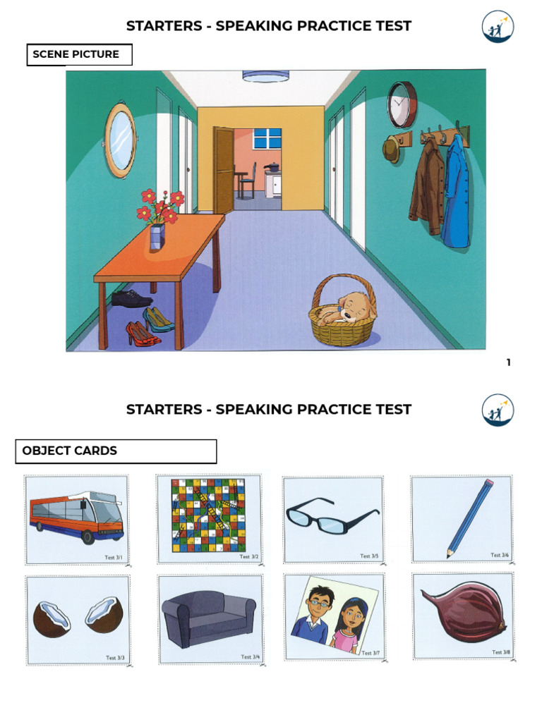 Starters - Speaking Practice Test (t3 - Collin) | PDF