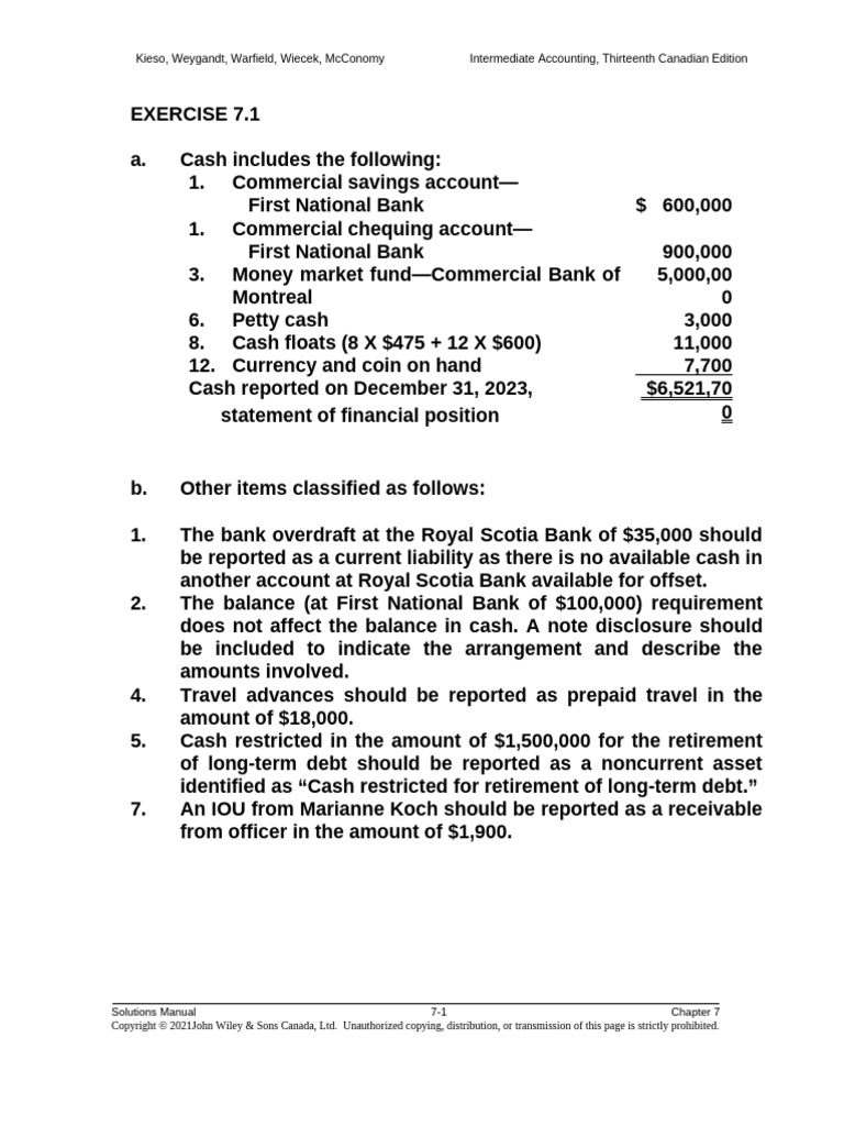 Cash and Receivables Accounting Exercise | PDF | Factoring (Finance ...