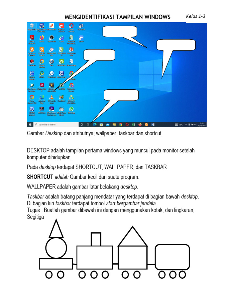 Mengenal Tampilan dan Menu Windows | PDF
